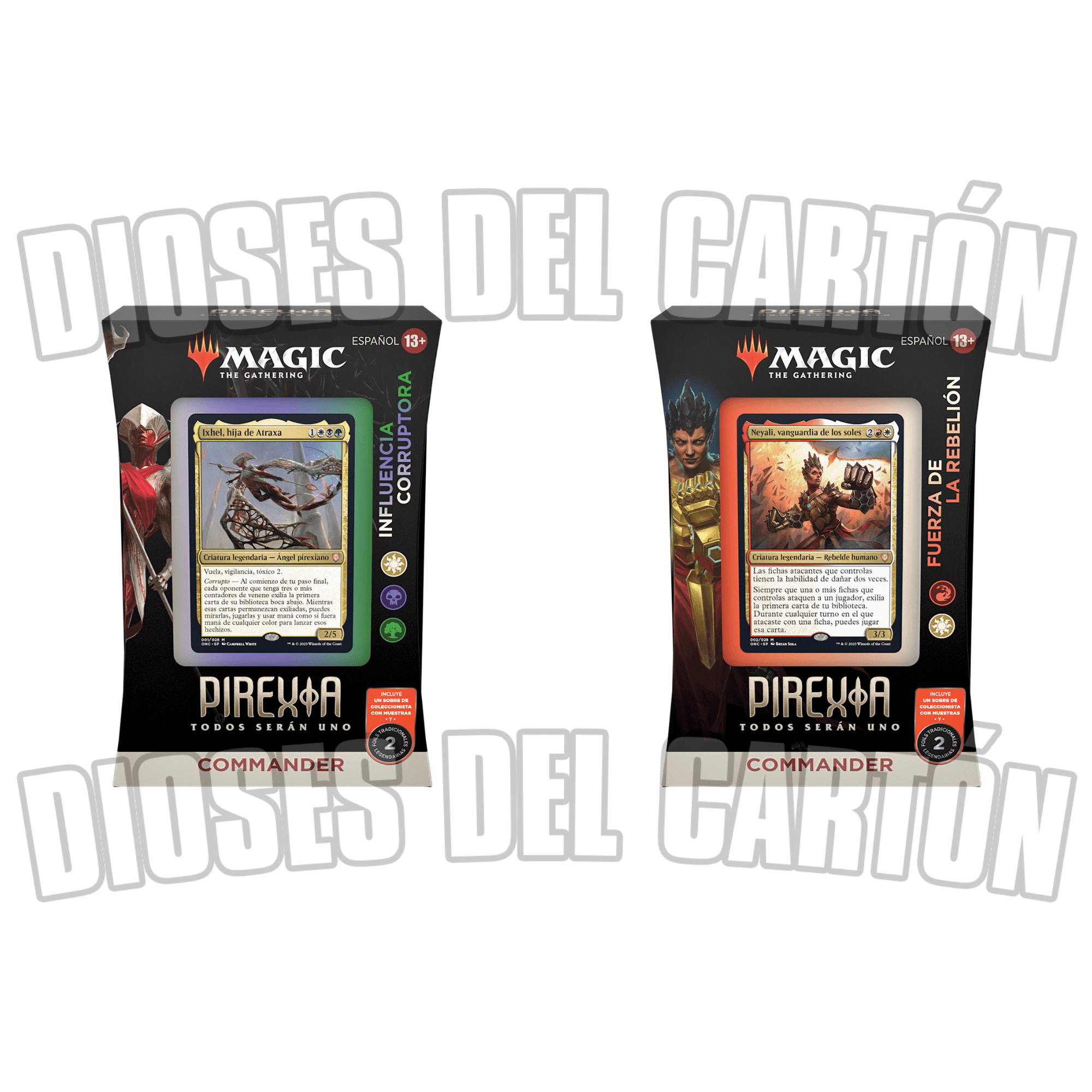Pirexia: Todos Serán Uno – Commander Deck - Dioses del Cartón